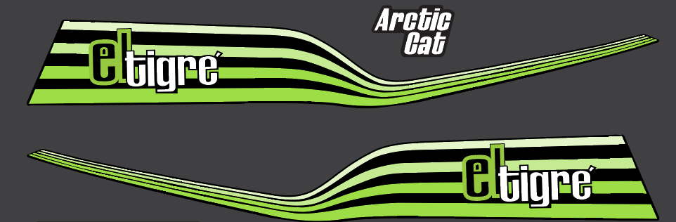 1979 Arctic Cat El Tigre Hood Decals – The Sled Printer