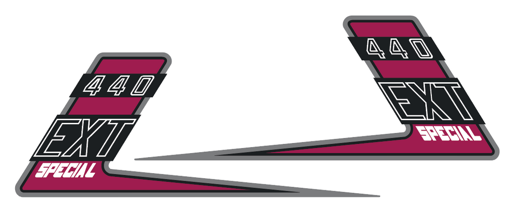 1971 Arctic Cat 440 EXT Special Hood Decals – The Sled Printer