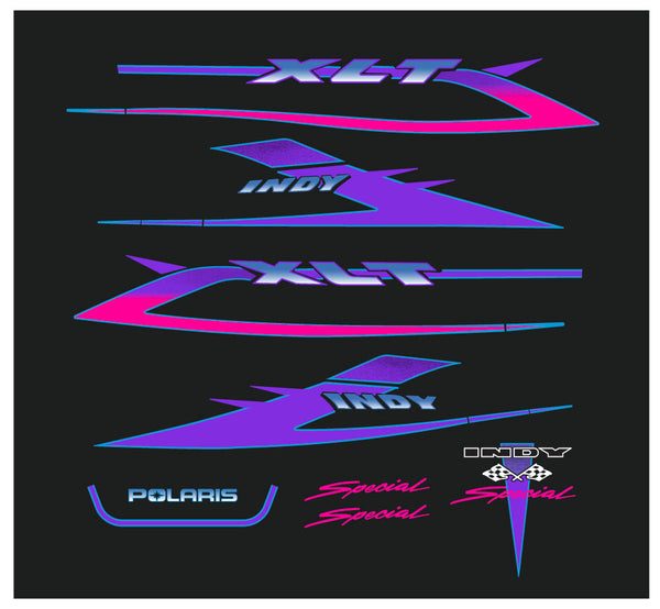 1994 Polaris XLT SP Hood Decals – The Sled Printer