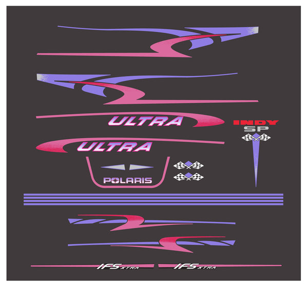 1996 Polaris Indy SP Ultra Decal Kit – The Sled Printer