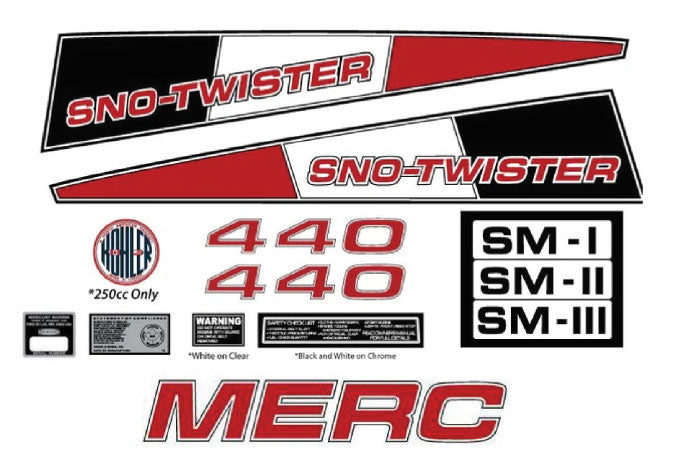 1976 Mercury Sno-Pro Decal Set – The Sled Printer