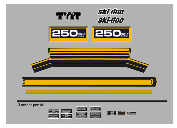 Ski Doo 1976 RV 340 Decal Kit – The Sled Printer